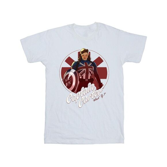 Marvel | Shirts & Tops | Marvel Boys What If Captain Carter Tshirt ...